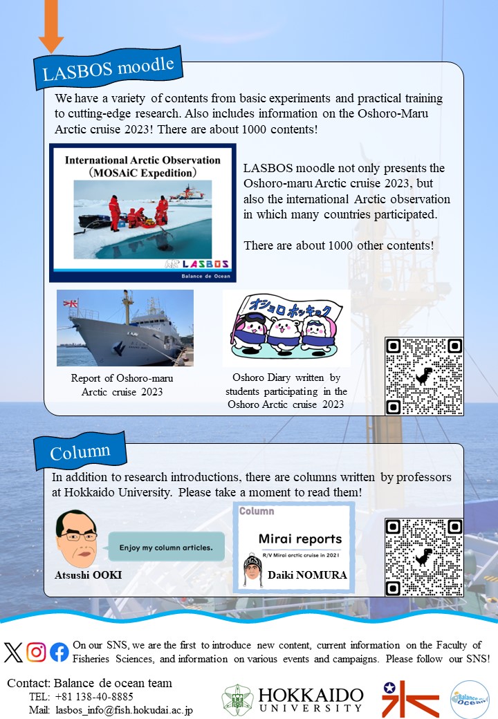 BOニュース: バランスドオーシャン（BO）ニュース vol.043 20231225 | LASBOS Moodle